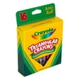 Crayola 16-Colors Triangular Crayon Set, Non-Toxic, Anti-Roll, Promotes ...