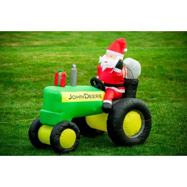 Projection Airblown Fire and Ice - Santa and Reindeer Camping - Walmart.com