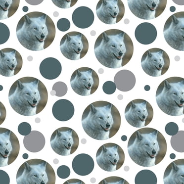 Wolf Pack Baby Wolves Snow Mountains Pattern Premium Roll Gift Wrap ...