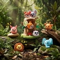 13 pieces of hide and seek dog toy set, puppy chew sound plush toys ...
