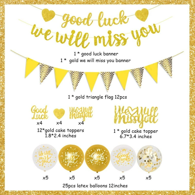 Good Luck Banner Printable