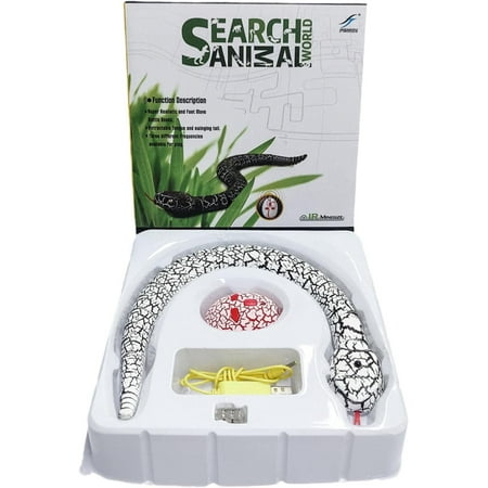 Remote Control Toy Snake Realistic Snake Cat Toy That Moves | USB ...