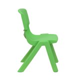Flash Furniture Kids Plastic Stacking Chair (4 Pack), Green - Walmart.com