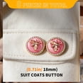 8pcs Metal Buttons for Clothes, Gold Metal Button with Bees Pattern and ...
