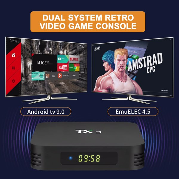 Buy TX3-R1 512G Retro Game Console with 110000+ Classic Games, Portable Emulator Console ...