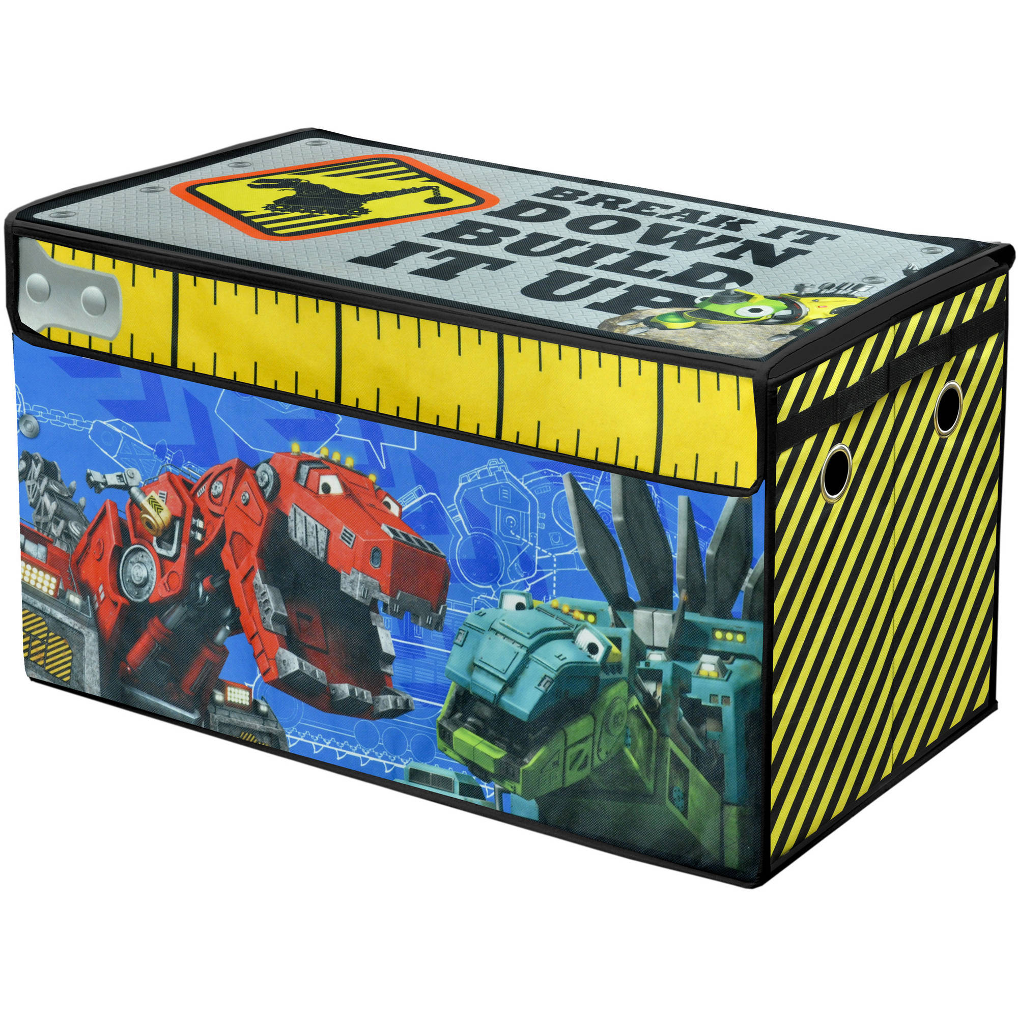 Dreamworks Dinotrux Oversized Soft Collapsible Storage Toy Trunk ...