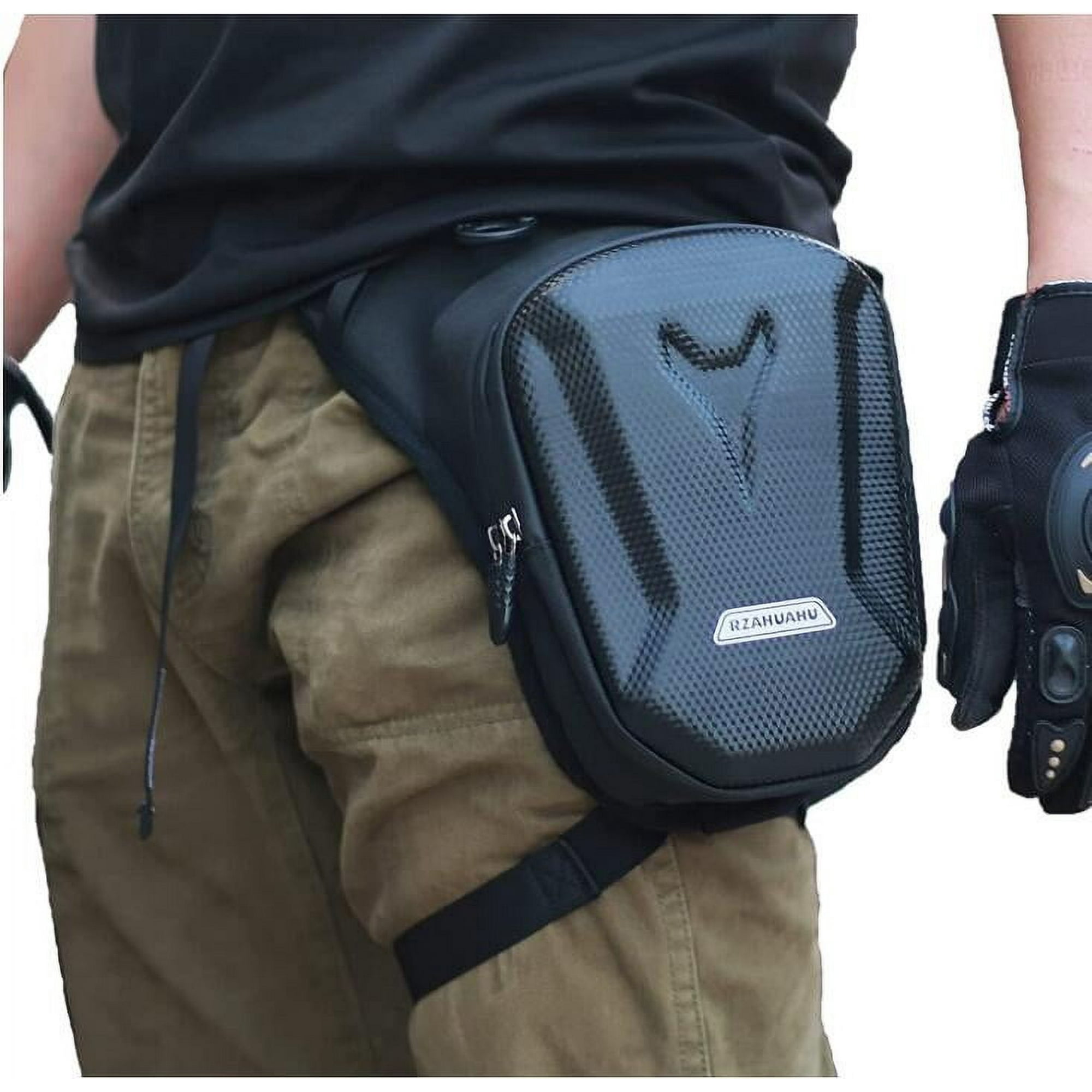 Click here for Hoarboeg Motorcycle Waist Pack Drop Leg Bags Men W... prices