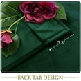 Dark Green Velvet Curtains - Room Darkening Window Curtain for Bedroom ...