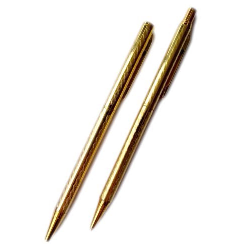 Wavy Design Gold Pen and Pencil Set (B2) - Walmart.com - Walmart.com