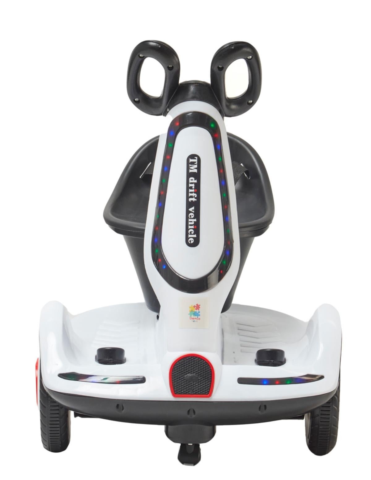 Montable Electrico Denco Toys Scooter Blanco Con Control Remoto ...