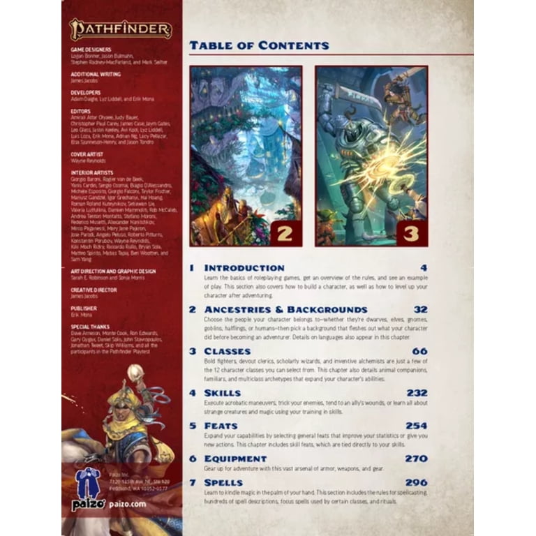 Pathfinder Core Rulebook Pocket Edition (p2 Pdf Pathfinder RPG | Shop ...