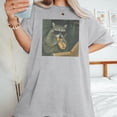 Comfort Colors Raccoon Eating Hot Dog Graphic Tee, Funny Animal Meme ...