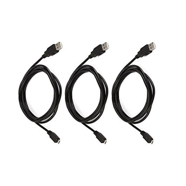eDragon 3 Pack USB 2.0 A Male to Micro 5pin Male 28/28AWG Cable 3 Feet ...