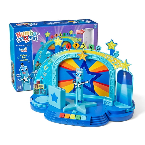 Playset hand2mind Numberblock Five's Musical Superstar Stage | Walmart ...