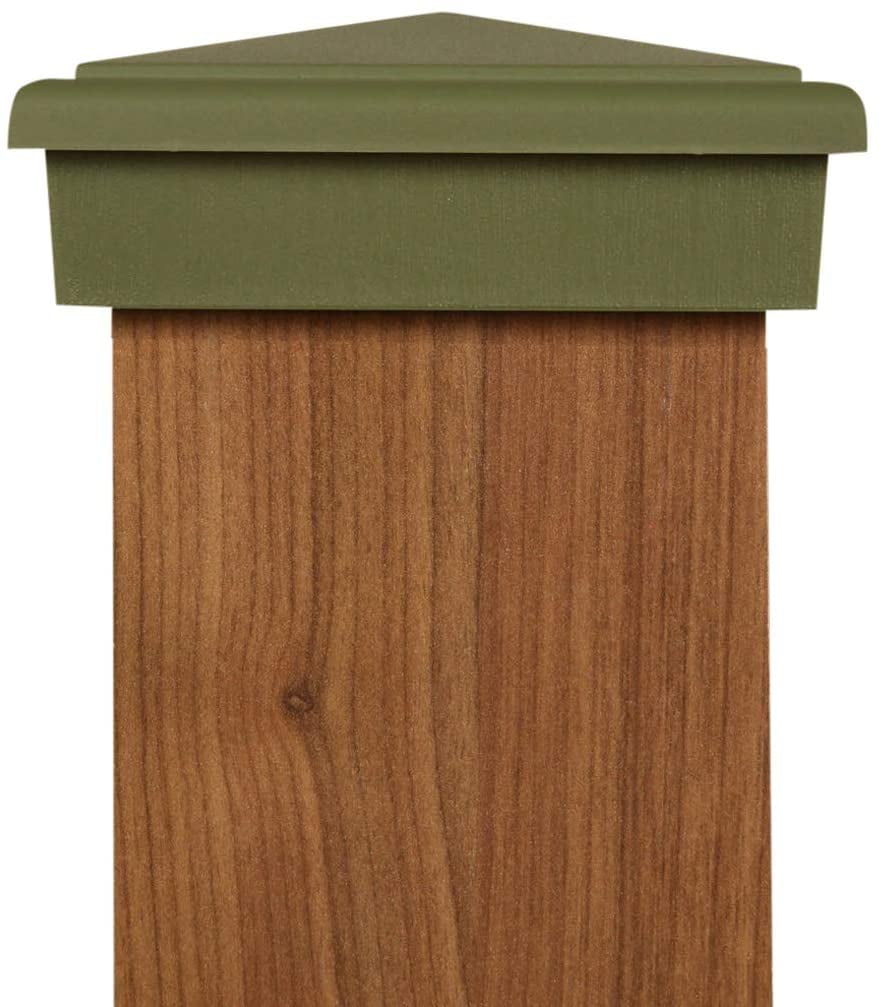4x4 Post Cap (3.5") | Green New England Pyramid Style Slim Profile ...