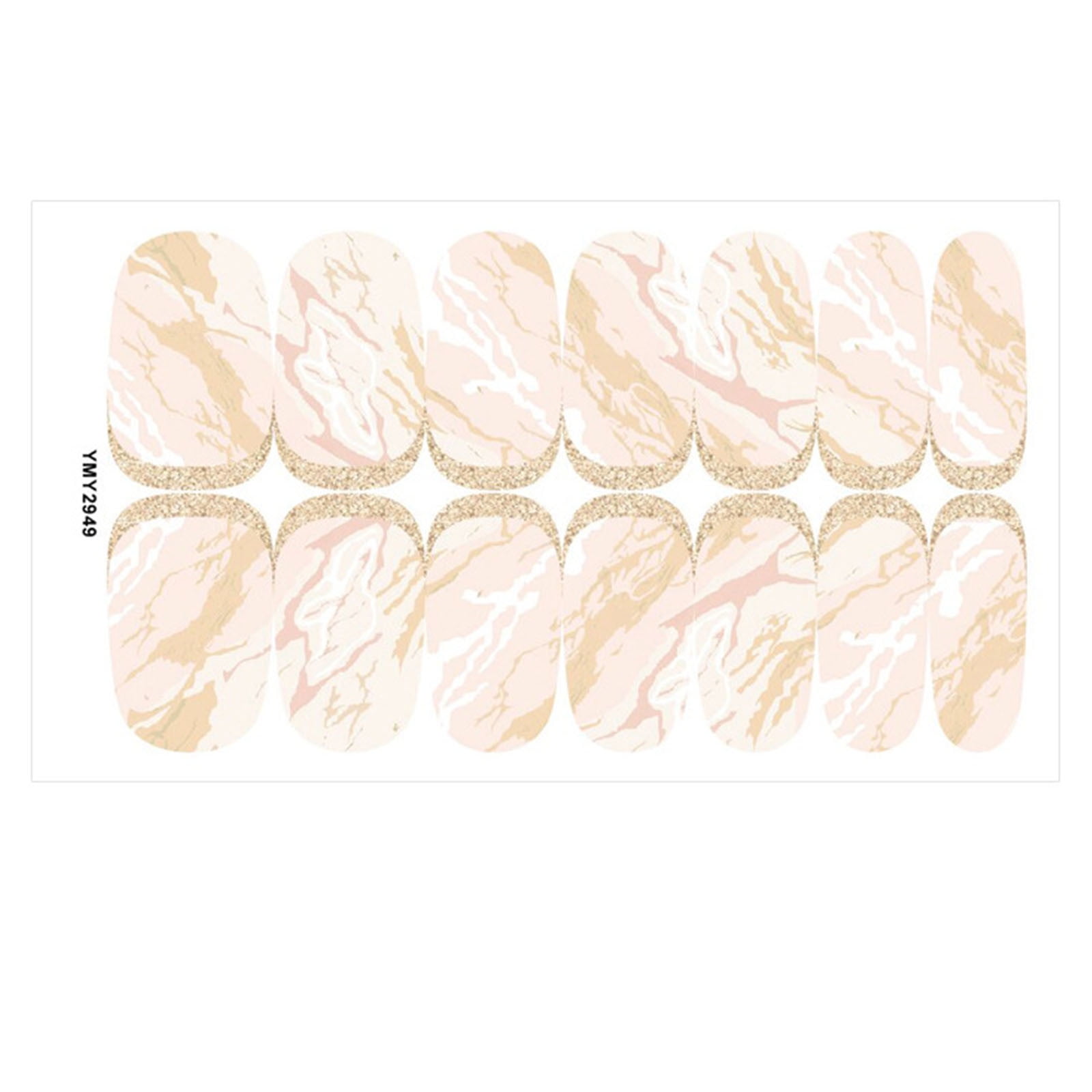 Click here for Egnmcr Nail Stickers Texture Nail Stickers Bronzin... prices