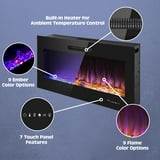Prominence Home 42x19" Electric Remote Controlled LED Wall Mount ...