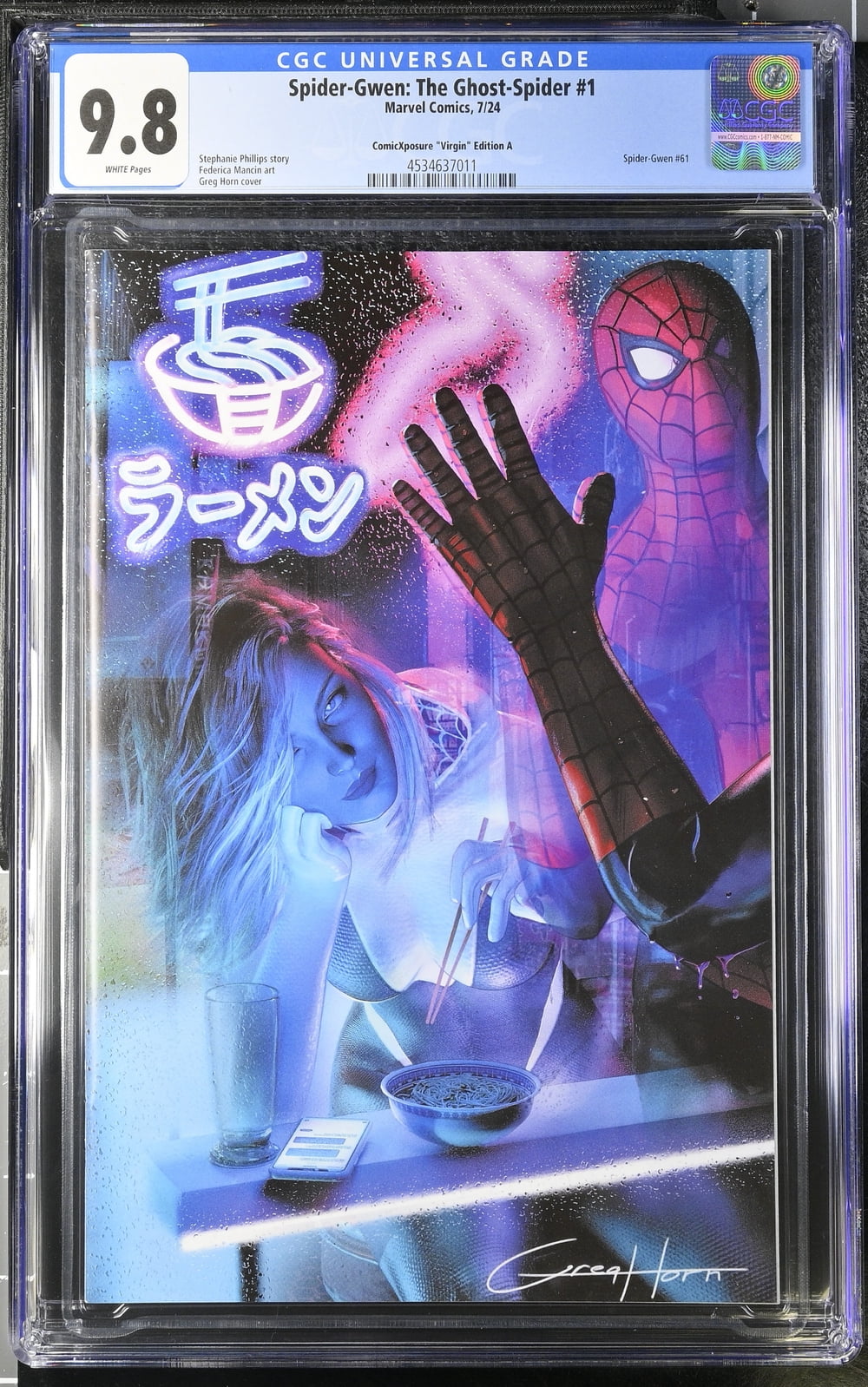 Spider-Gwen: The Ghost-Spider #1 - CGC 9.8 Comic Book - Walmart.com