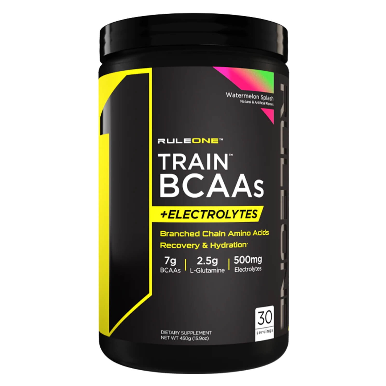RULE 1 Train BCAAs 30 serv Watermelon Splash Stim Free Intra Workout 450g - Walmart.com
