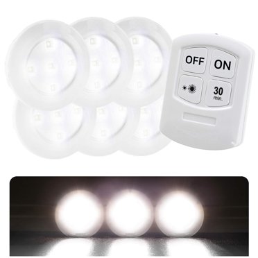Brilliant Evolution Wireless Remote Control LED Puck Light 2 Pack | LED ...