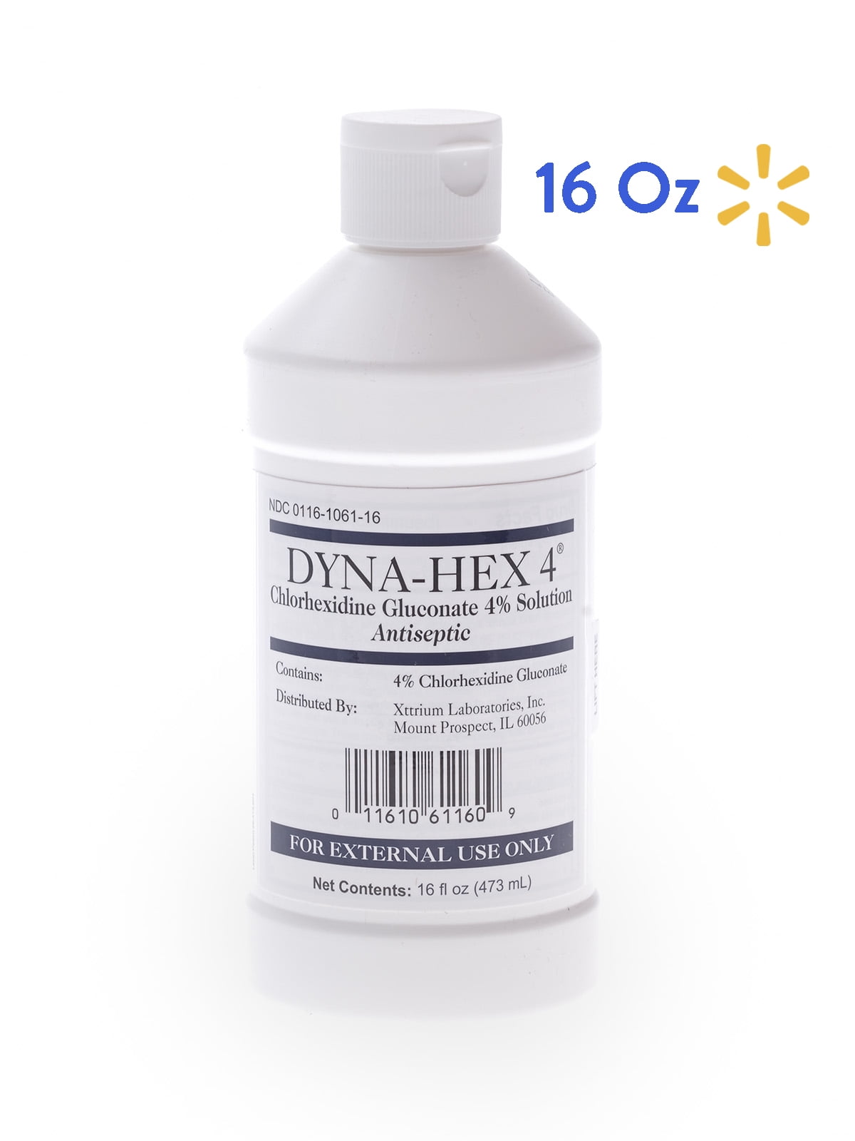 Dyna-Hex 4 16 oz, CHG Prep Solution by Xttrium, One 16oz Bottle Dynahex ...
