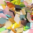 1 Bag of Glass Mosaic Tiles for Art Crafts Decorative Small Mosaic ...