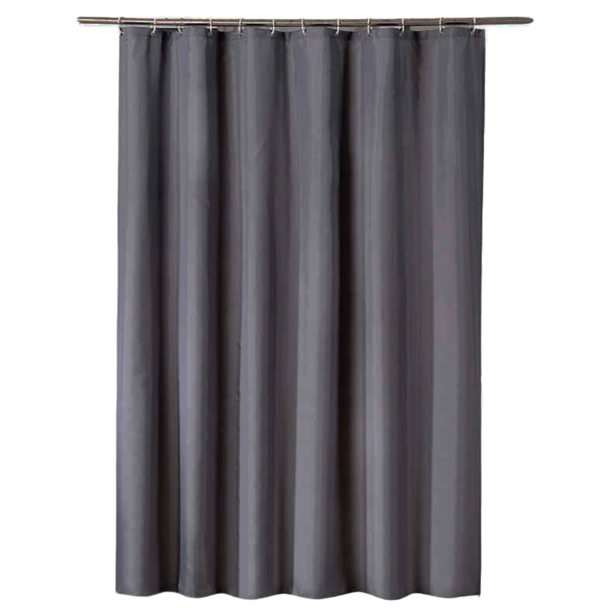 Click here for Myg Dark Grey Waterproof Shower Curtain With Hooks... prices
