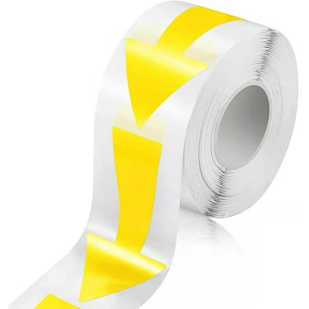 Arrow Floor Tape 2 x 4 Inch Arrow Sign Stickers Directional Marking ...