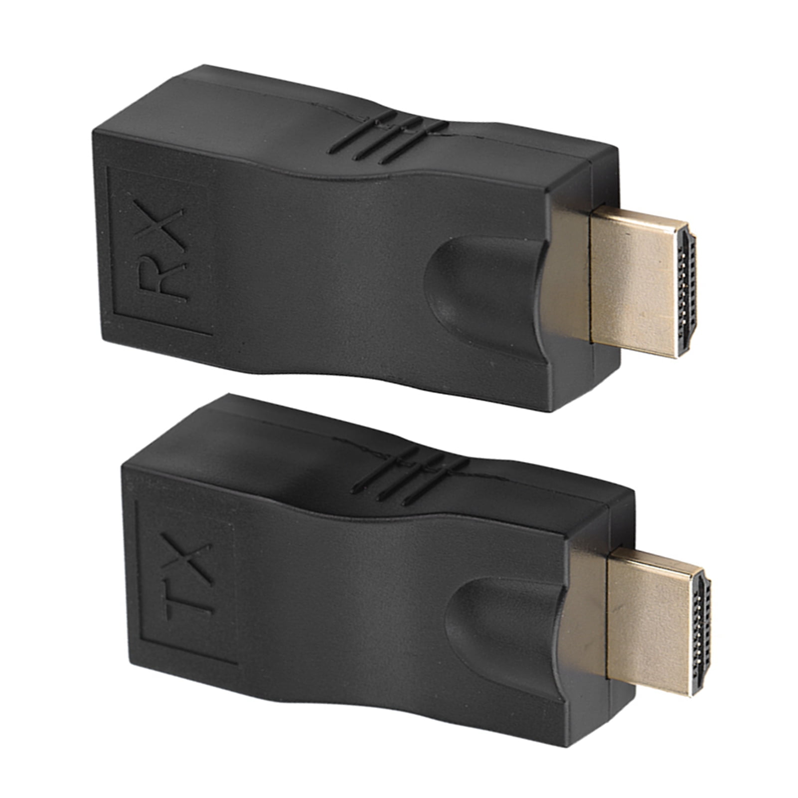 Extensor HDMI único, 2x HDMI 30 m a extensor de cable único Convertidor ...