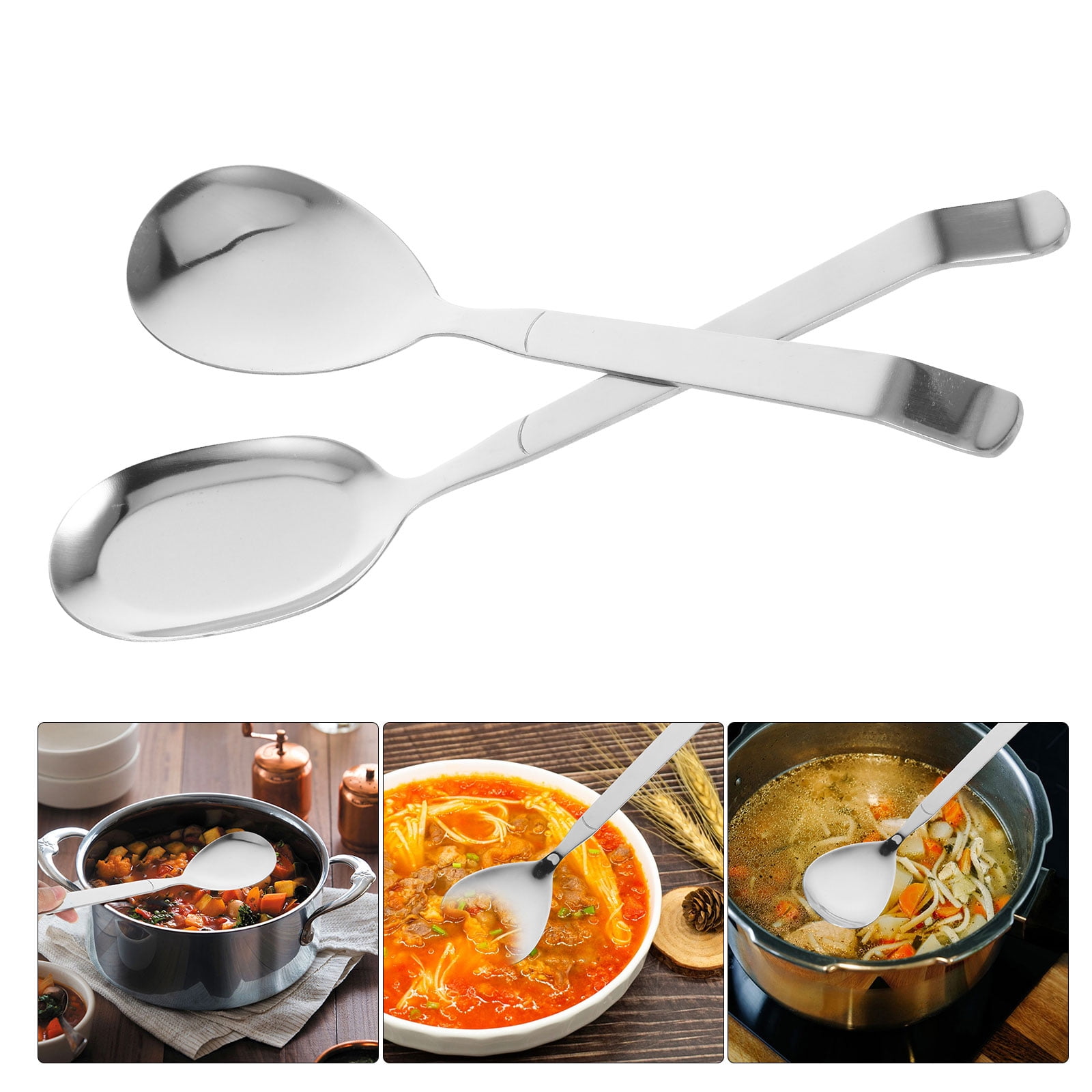 Click here for Operage 2pcs Large Stainless Steel Soup Spoon Publ... prices