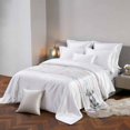 Farm Animal Bed Runner Queen Size Gray Shower Cap Tub Funny Calf Cow ...