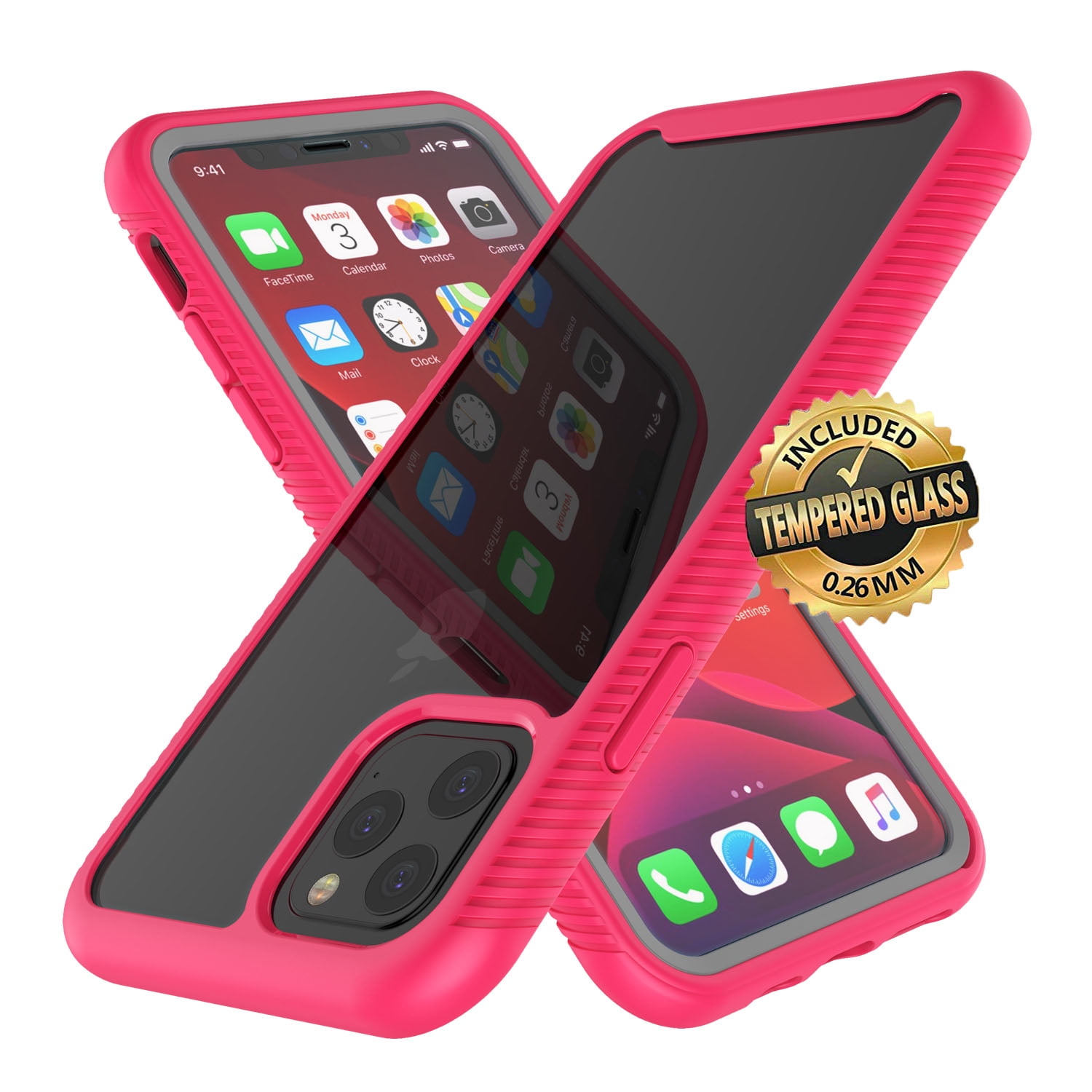 Tekcoo Full Body Case for 2019 iPhone 11, 11 Pro, 11 Pro Max [Tempered ...