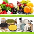 Stainless Steel Colander Sieves, 3-Pack (5/4/3-Qt) with Handles & Base ...