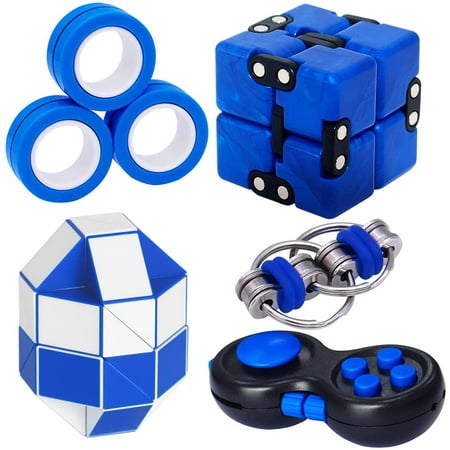Toys Fidget Toys Pack - Fidgets Box Includes Infinite Cube, Fidget Ring ...