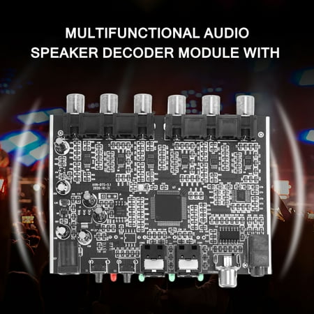 Sound Decoder Board Multifunctional Audio Speaker Decoder Module with 5 ...