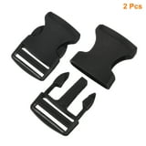 Uxcell 2Pack 1-1/4" Plastic Dual Adjustable Side Release Buckle for ...