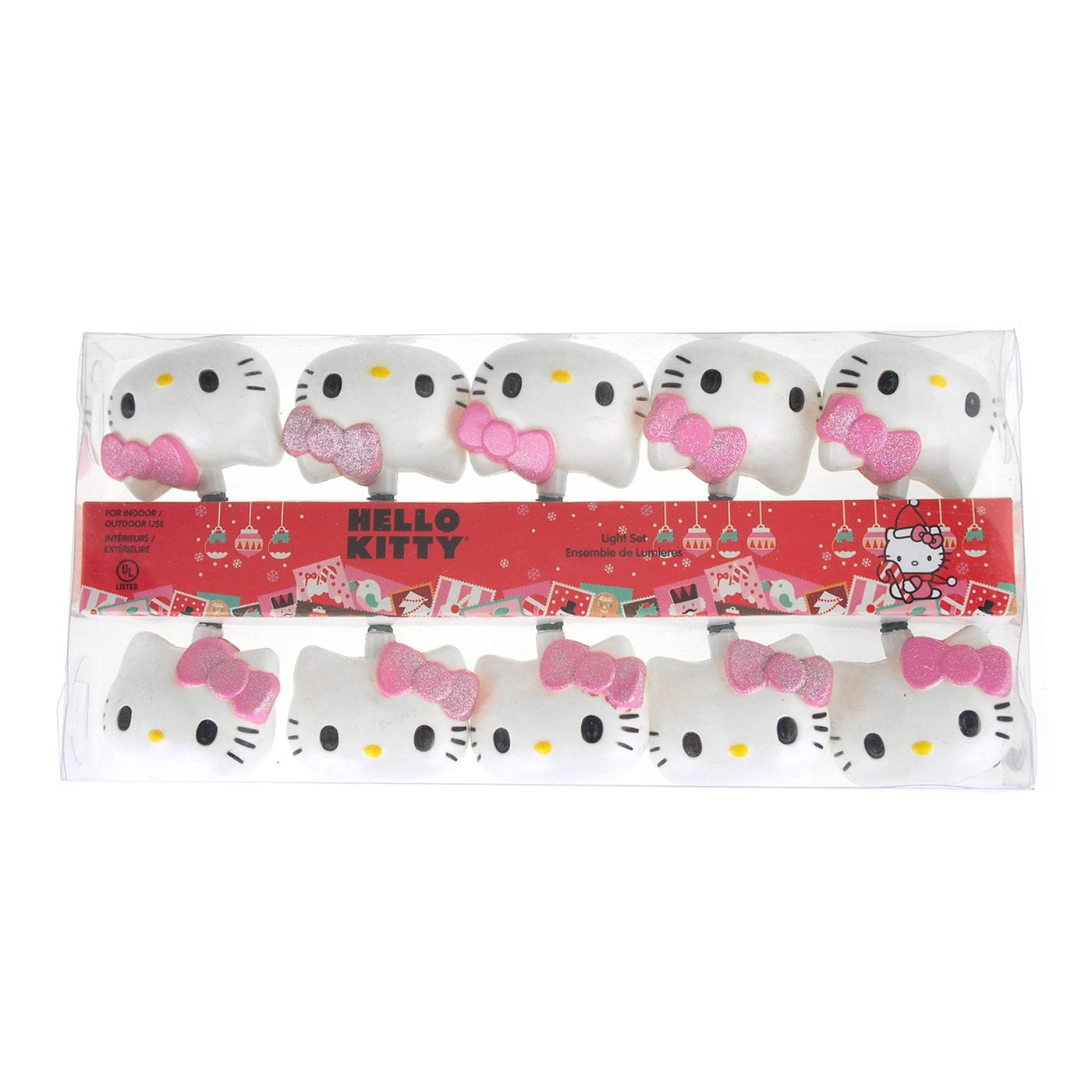 Hello Kitty Plastic Ornament String Light Set, 10 Lights, 12-Feet ...