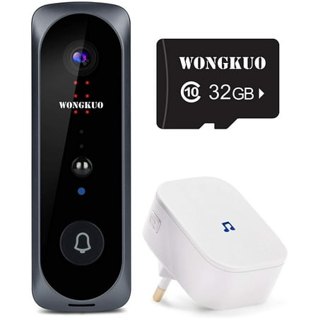 Video Doorbell Wgthhk Wireless Video Doorbell Camera HD 166° Security ...