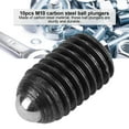 10pcs M10 Screw Thread Hex Socket Carbon Steel Ball Spring Plungers Set ...