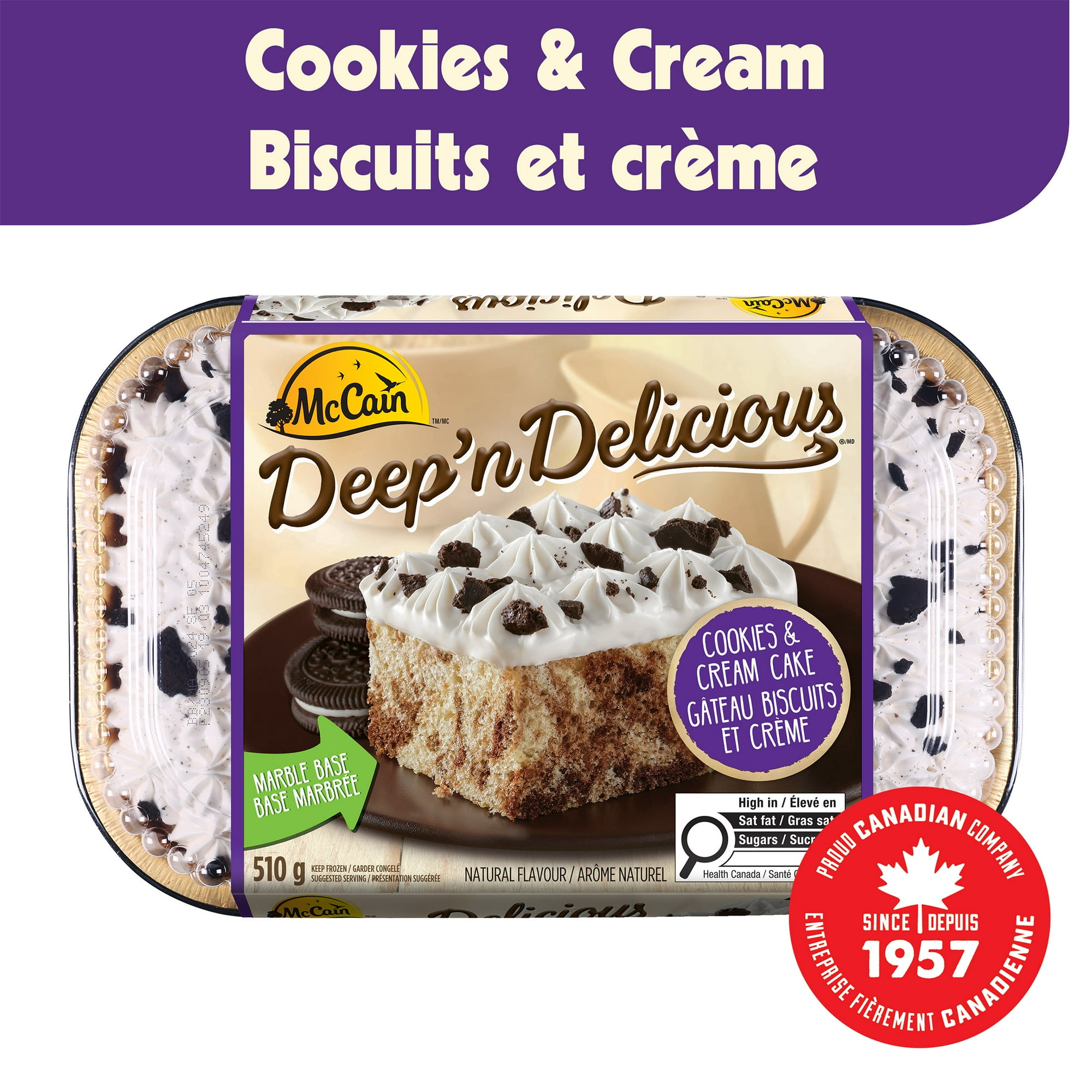 Click here for Mccain Deepn Delicious Cookies & Cream Cake  Made... prices