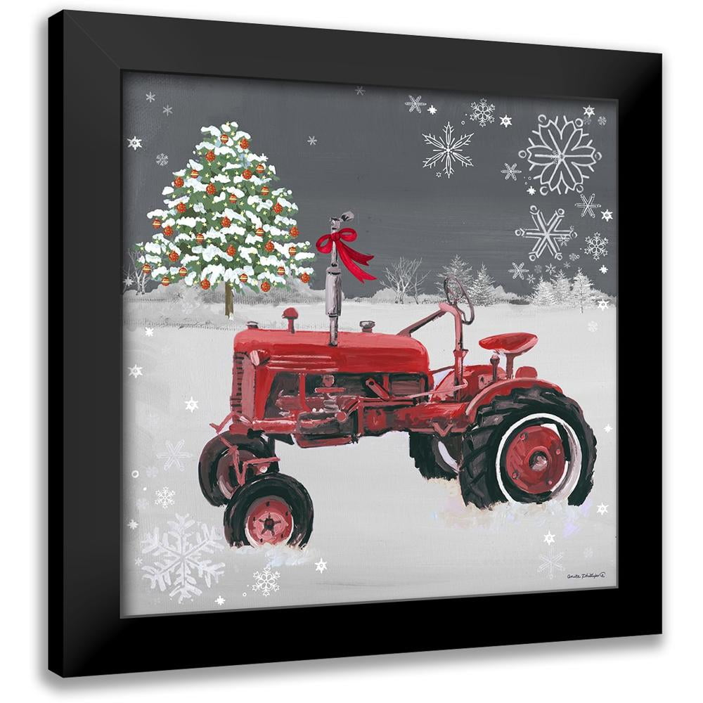 Phillips, Anita 15x15 Black Modern Framed Museum Art Print Titled - Red ...