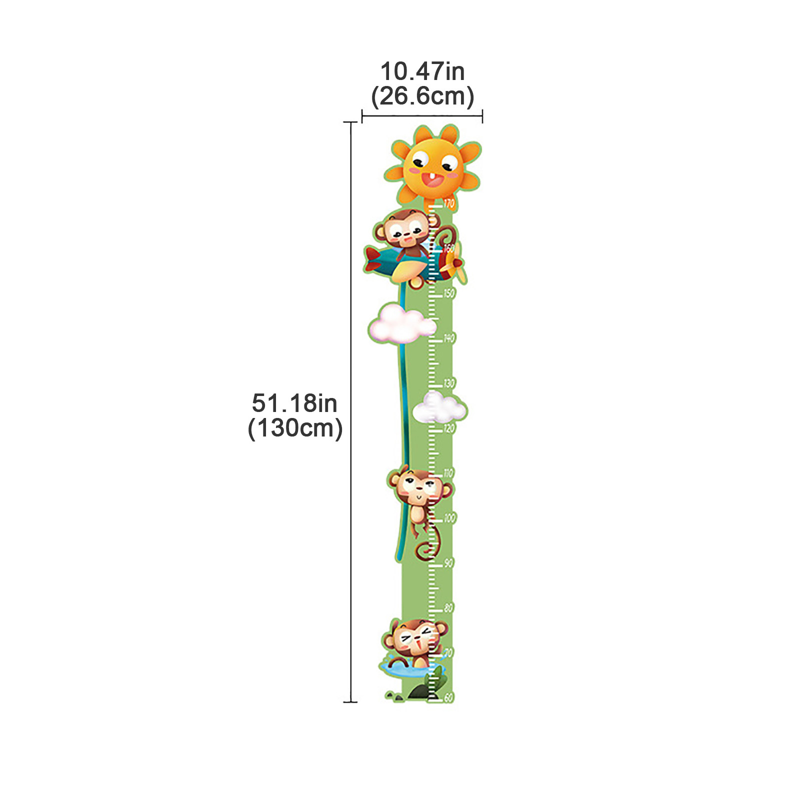 Wall Stickers Children's Room Creative Cartoon Children's Height ...