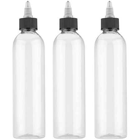 3pcs 250ml Empty Plastic Bottles Tattoo Pigment Ink Bottle Gree Bottle ...