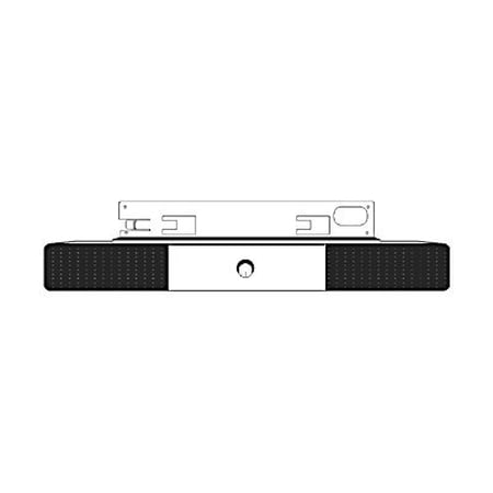HP Flat Panel Speaker Bar - Speakers - for PC - 2.5 Watt (total ...