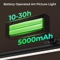 Wireless Picture Lights for Wall, Battery Operated Wall Light Painting ...