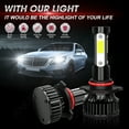 Fit Hyundai Elantra 2017-2018 9005+H7 LED Headlight Bulbs Hi/Lo Beam ...