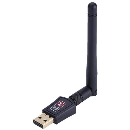 600M Wireless USB Adapter, External Dual-Band 2.4G/5G Antenna, WiFi USB ...