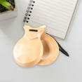 QccHieUs 2Pcs Solid Wood Spanish Clapper Finger Castanet Kindergarten ...