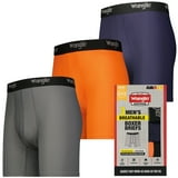 Wrangler Men's Breathable Mesh Boxer Briefs, 3 Pack - Walmart.com