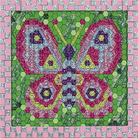 Melissa & Doug Peel and Press Mosaics Sticker by Number Kit: Butterfly ...